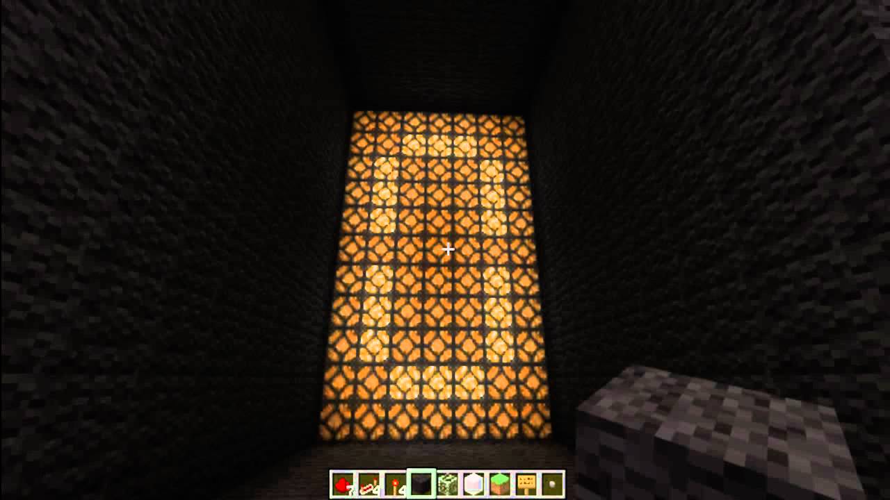 LCD Display w/ Redstone Lamps - YouTube