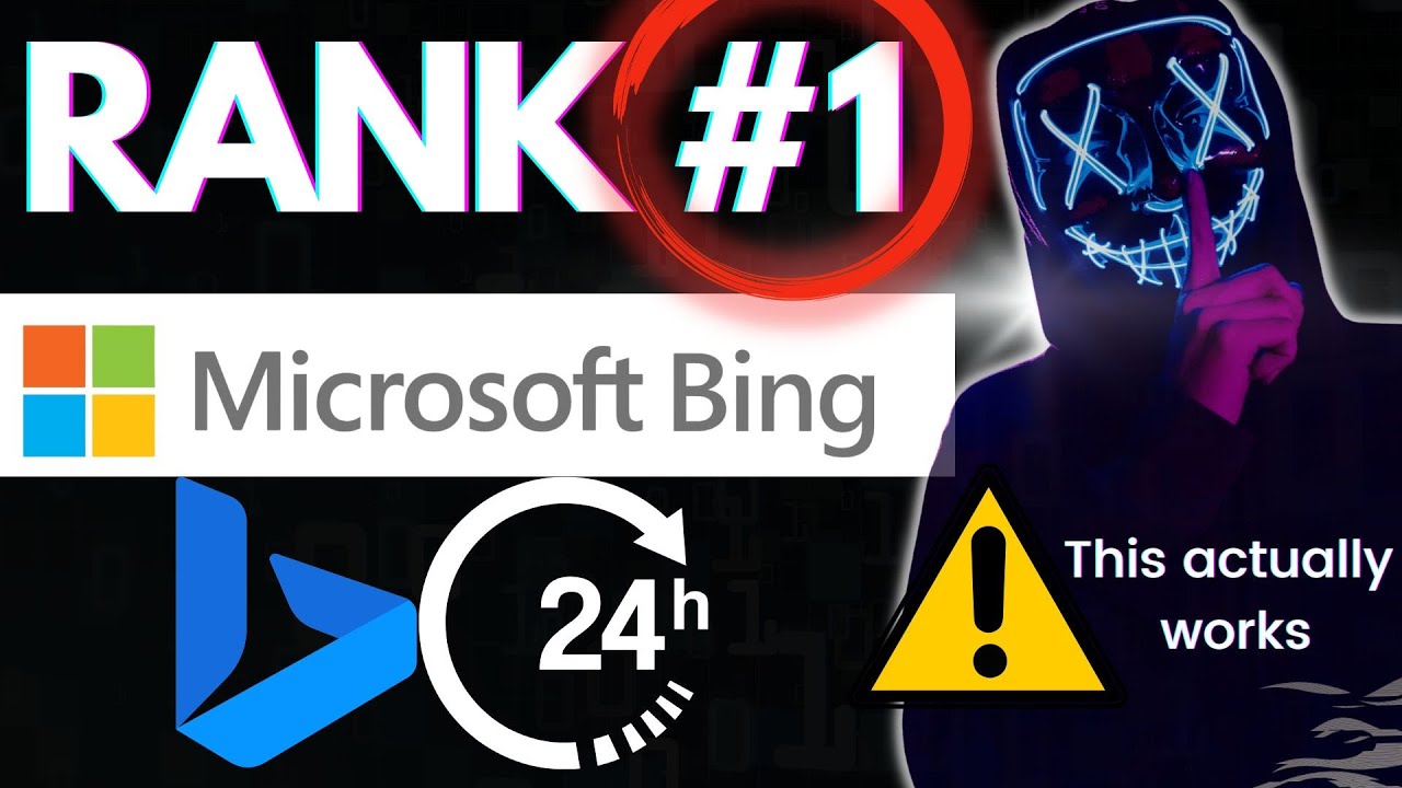 How To Rank On The First Page Of Bing In 24 Hours | Bing SEO - YouTube