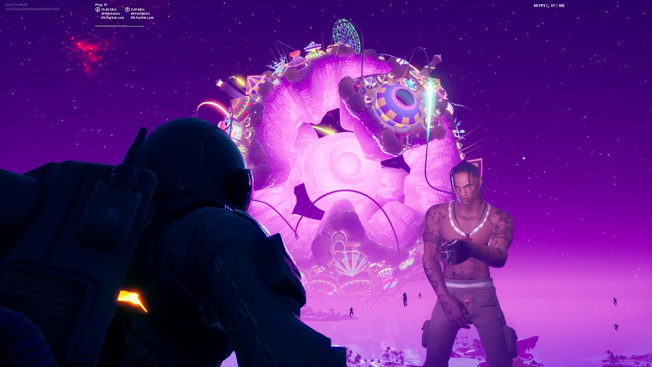 Travis Scott in Fortnite LIVE EVENT - YouTube