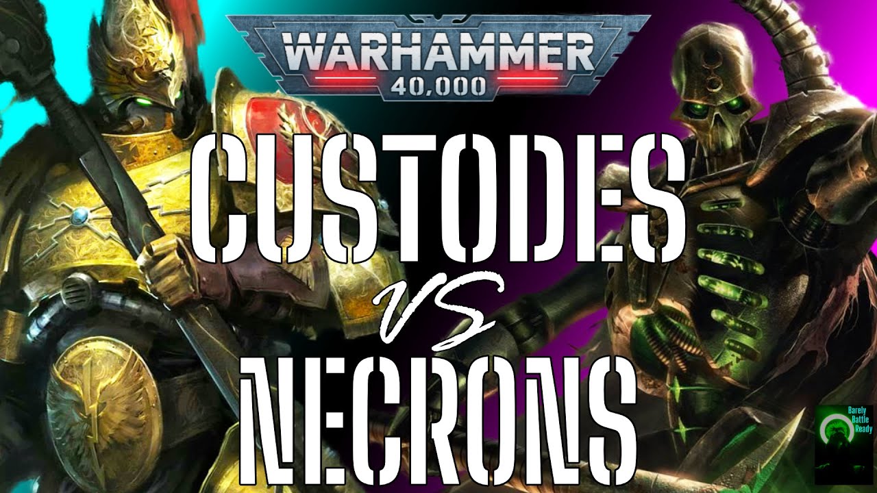 Custodes vs Necrons! Warhammer 40K Battle Report! 2000 points - 10th ...