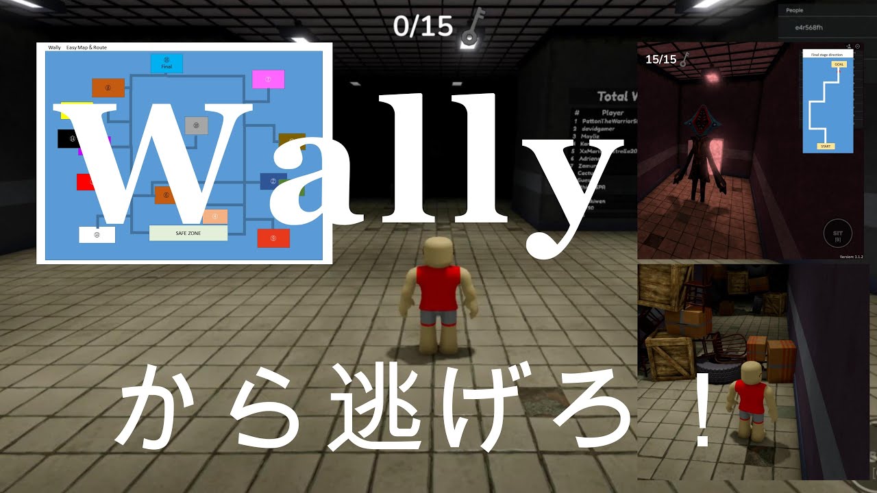 完全攻略 鍵を探してWallyから逃げろ！【Roblox】ロブロックス Escape from Wally Obby - YouTube