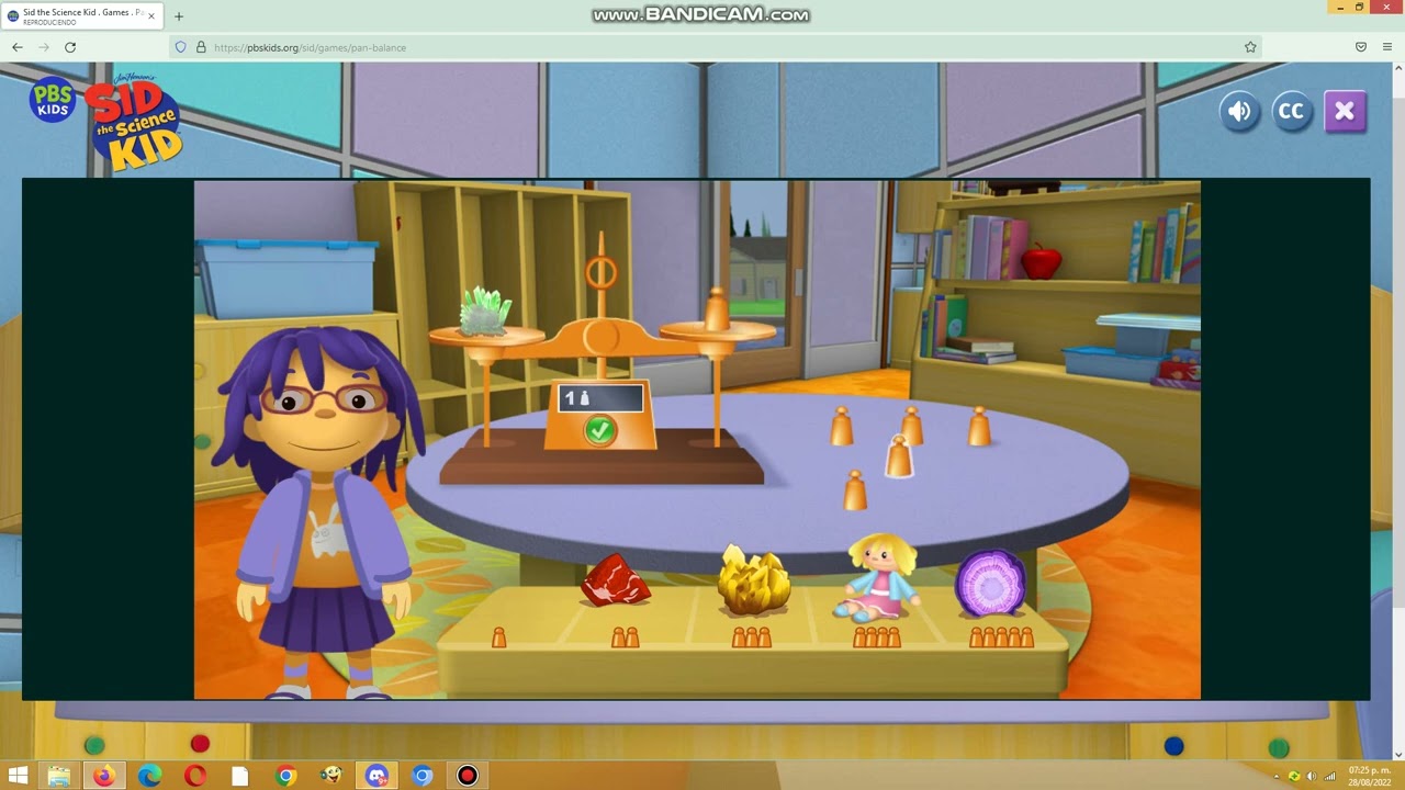 Sid the Science Kid Pan Balance gameplay - YouTube