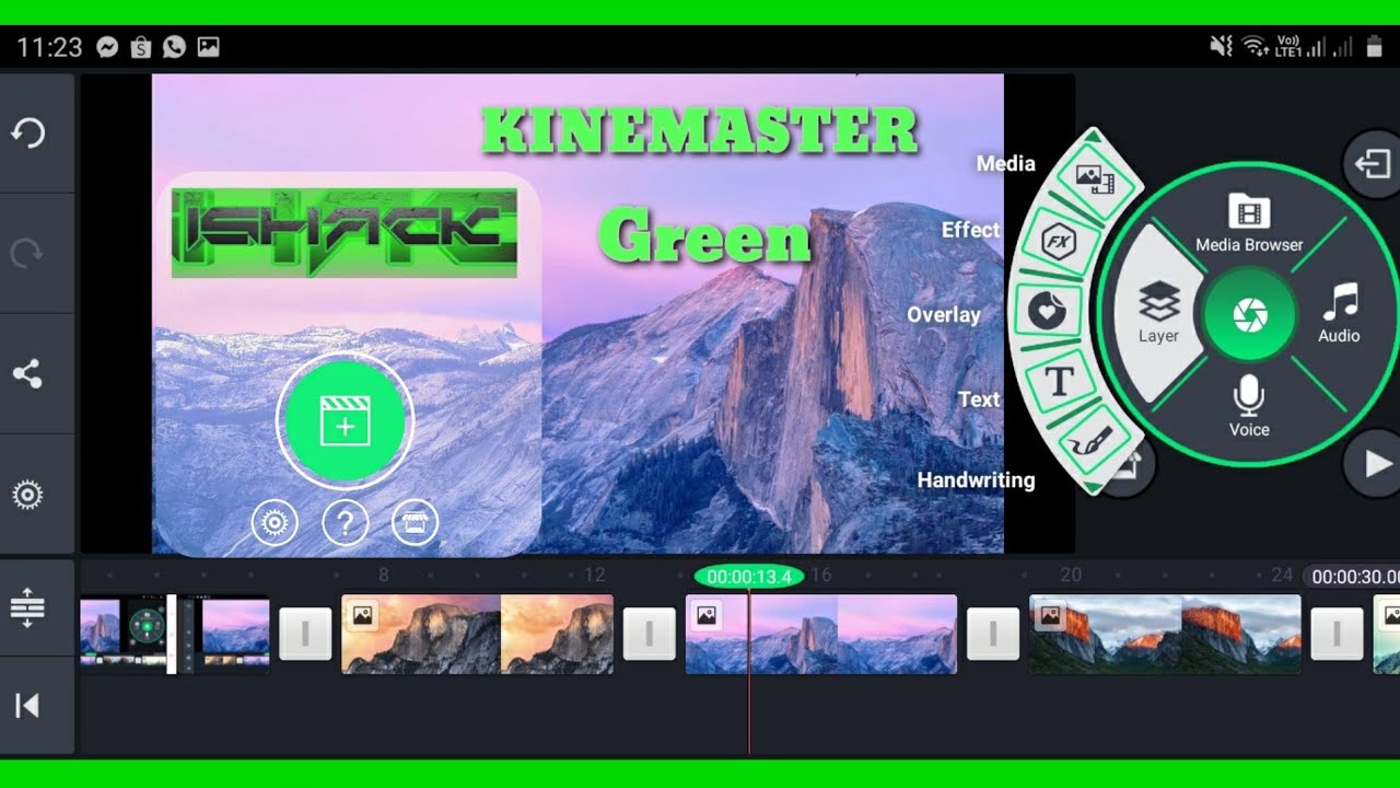 Kinemaster Green No Watermark | Cuma 35MB - YouTube