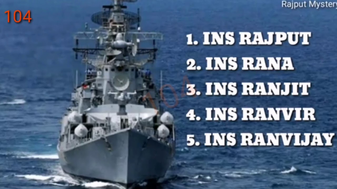 INS RAJPUT INDIAN NAVY - YouTube