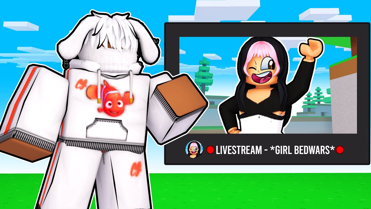 I Found My LITTLE SISTER Streaming So I TROLLED Her.. (Roblox Bedwars ...