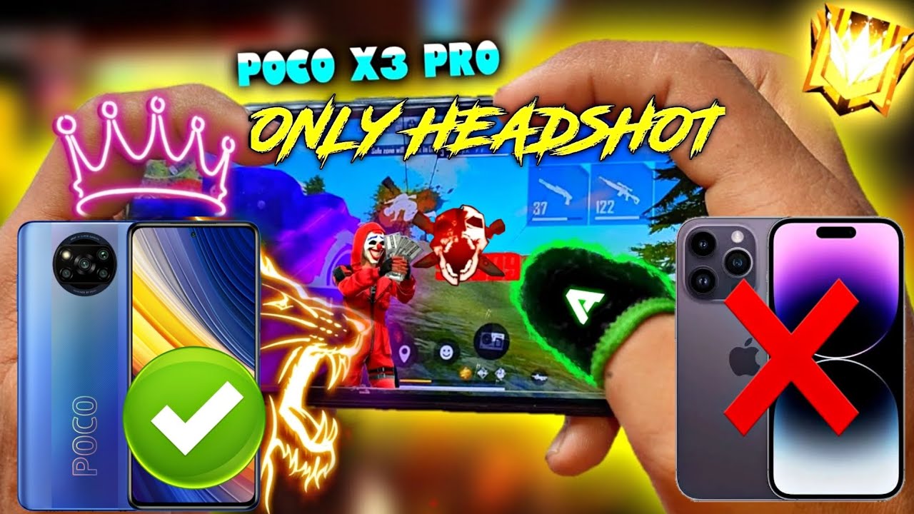 95% HEADSHOT POCO X3 PRO HANDCAM SETTINGS HUD + SENSI + DPI [FREE FIRE ...