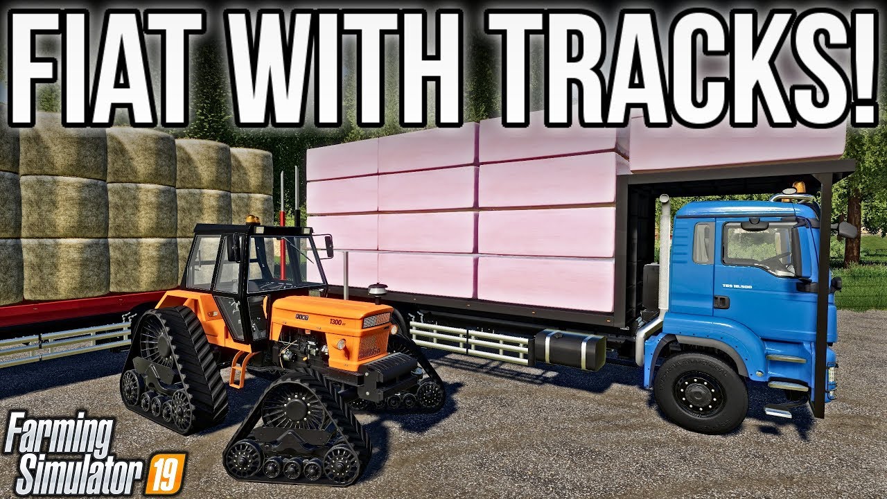 NEW MODS FS19! AUTOLOAD SEMITRUCK + FIAT WITH TRACKS! | FARMING ...