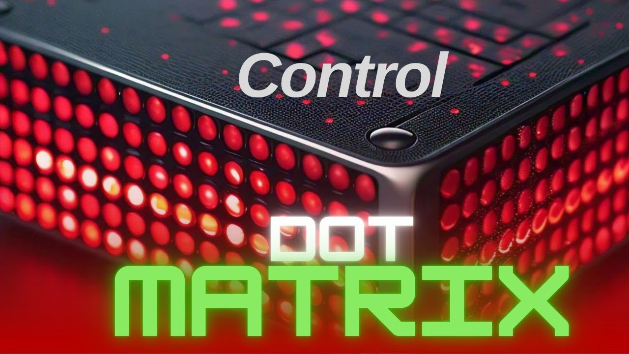 Dot Matrix Displays with MAX7219 | VinVout - YouTube