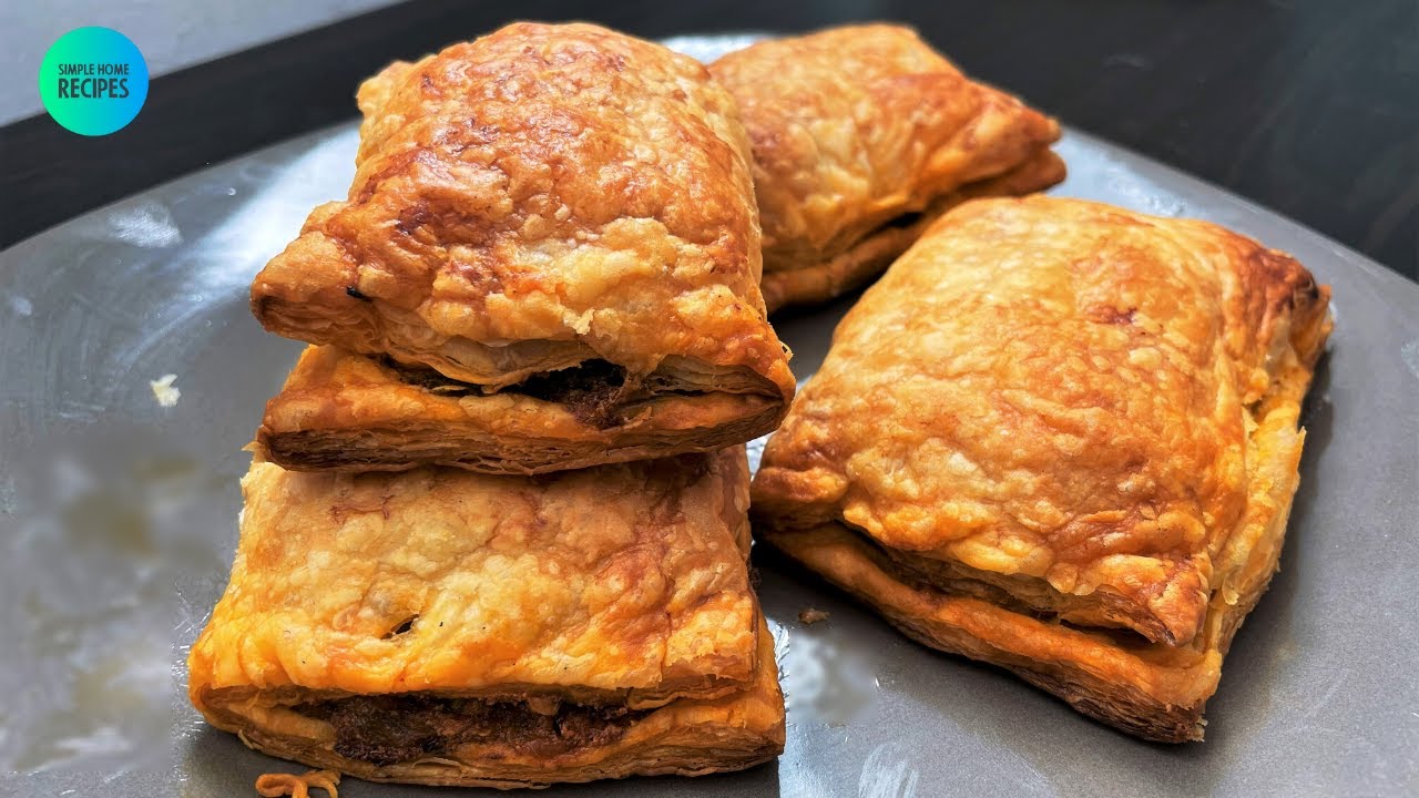 Paneer Puff Recipe with Puff Pastry | Veg Puffs recipe | Paneer Veg ...