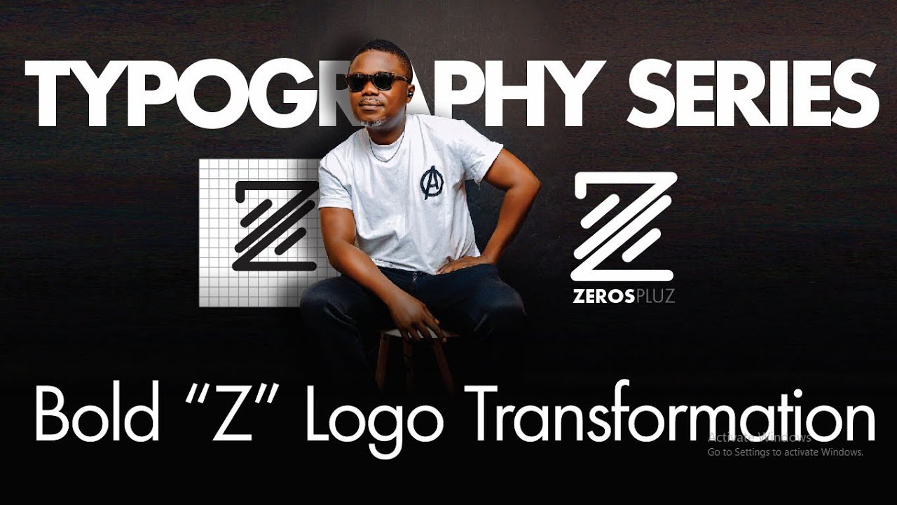 Typography Series: Bold "Z" Logo Transformation - YouTube