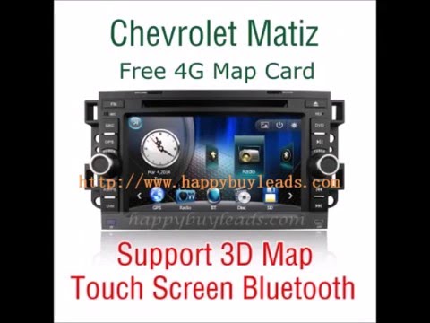 Chevrolet Matiz Car Audio System DVD GPS Navigation Bluetooth - YouTube