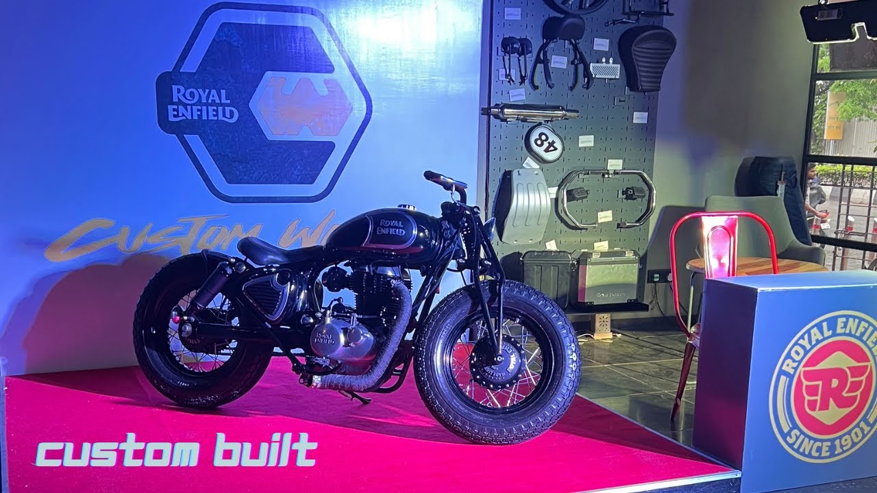 This Custom built Royal Enfield Classic 350 Reborn blew my mind!! - YouTube