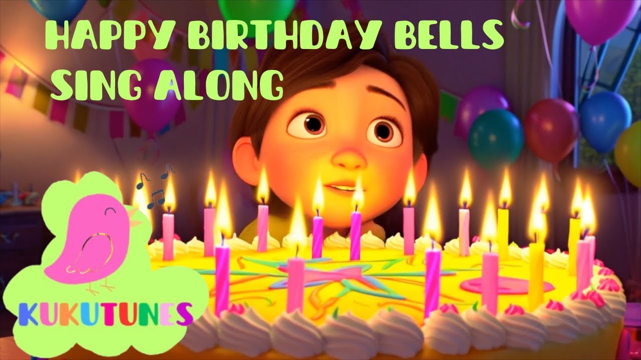 🎉 Happy Birthday Bells 🎶 | Fun Kids Birthday Song | Sing & Dance ...