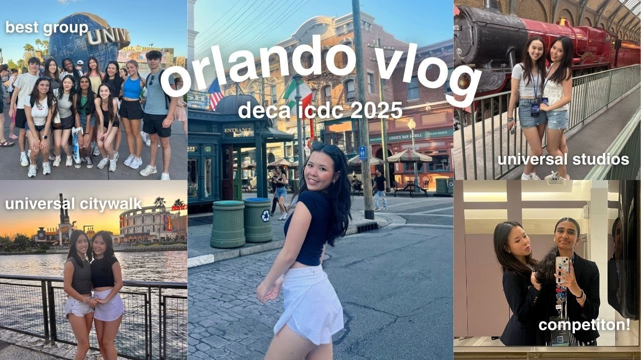 ORLANDO VLOG | deca icdc 2025 - YouTube