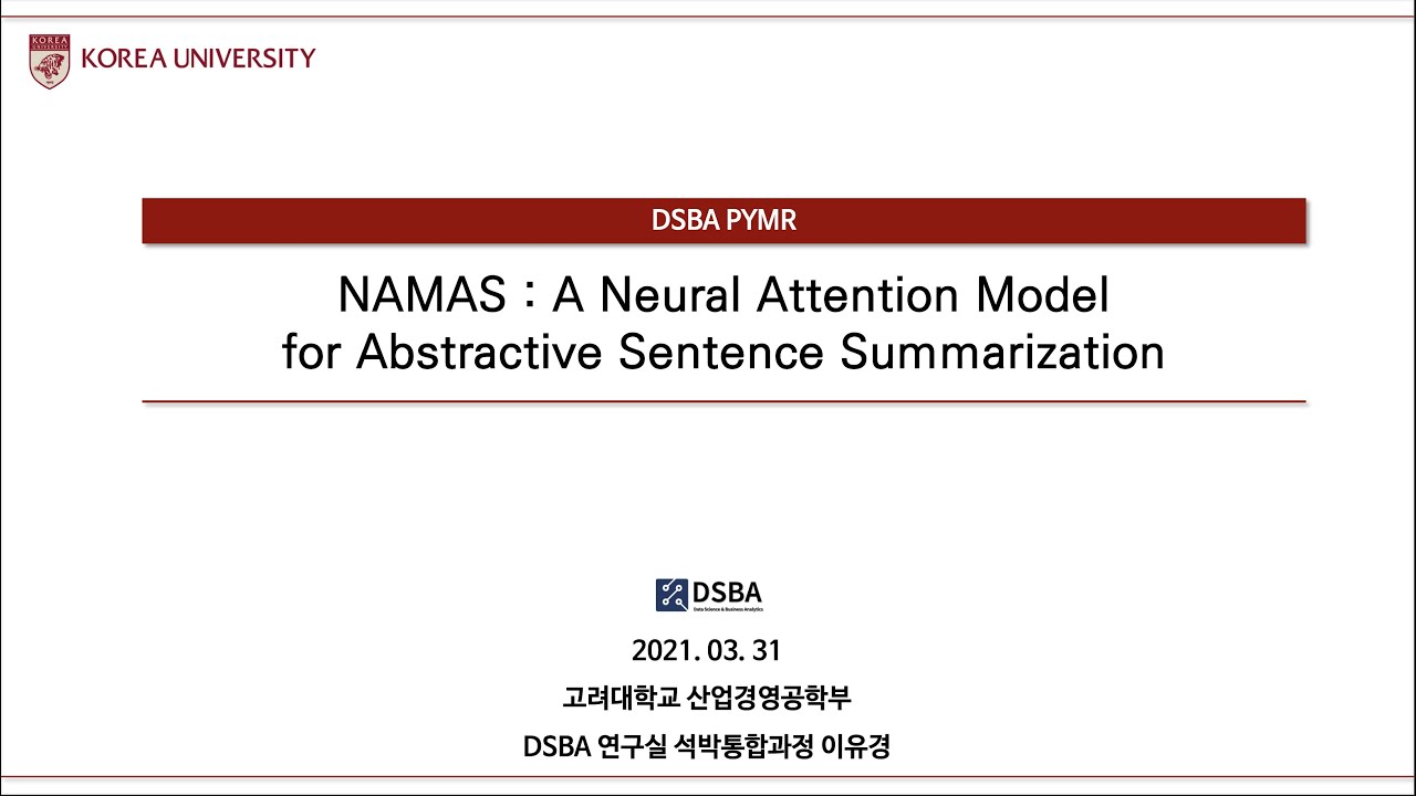 [paperreview] A Neural Attention Model For Abstractive Sentence