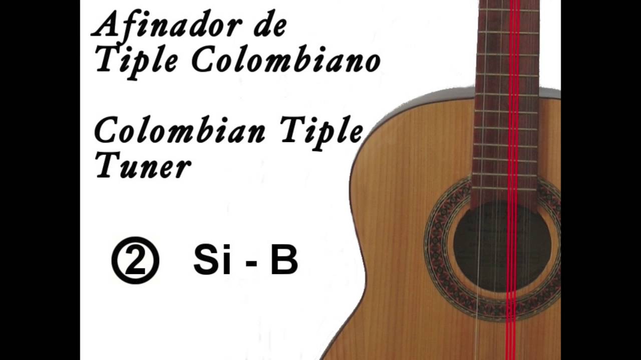 Colombian Tiple Tuner - Afinador de Tiple Colombiano - YouTube