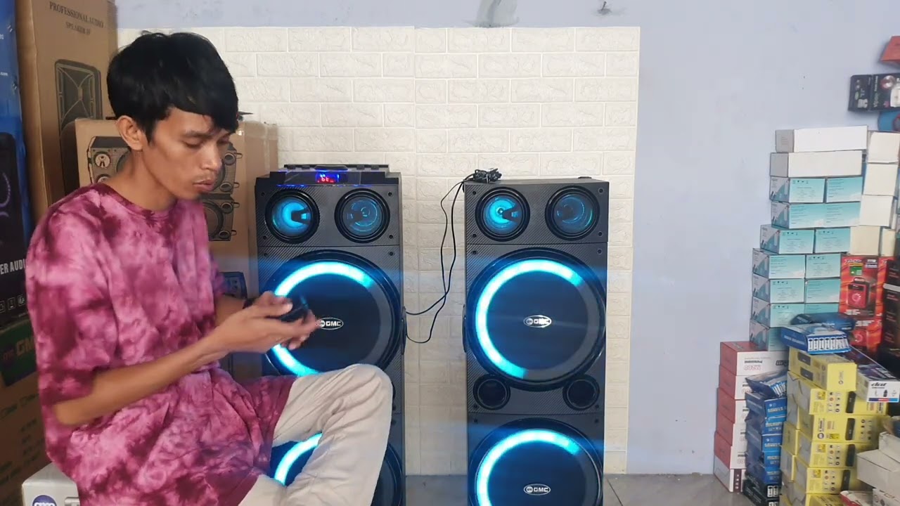 Review Produk Terbaru Speaker GMC 899L Double 10 inch x4 Bass Extra 2 ...