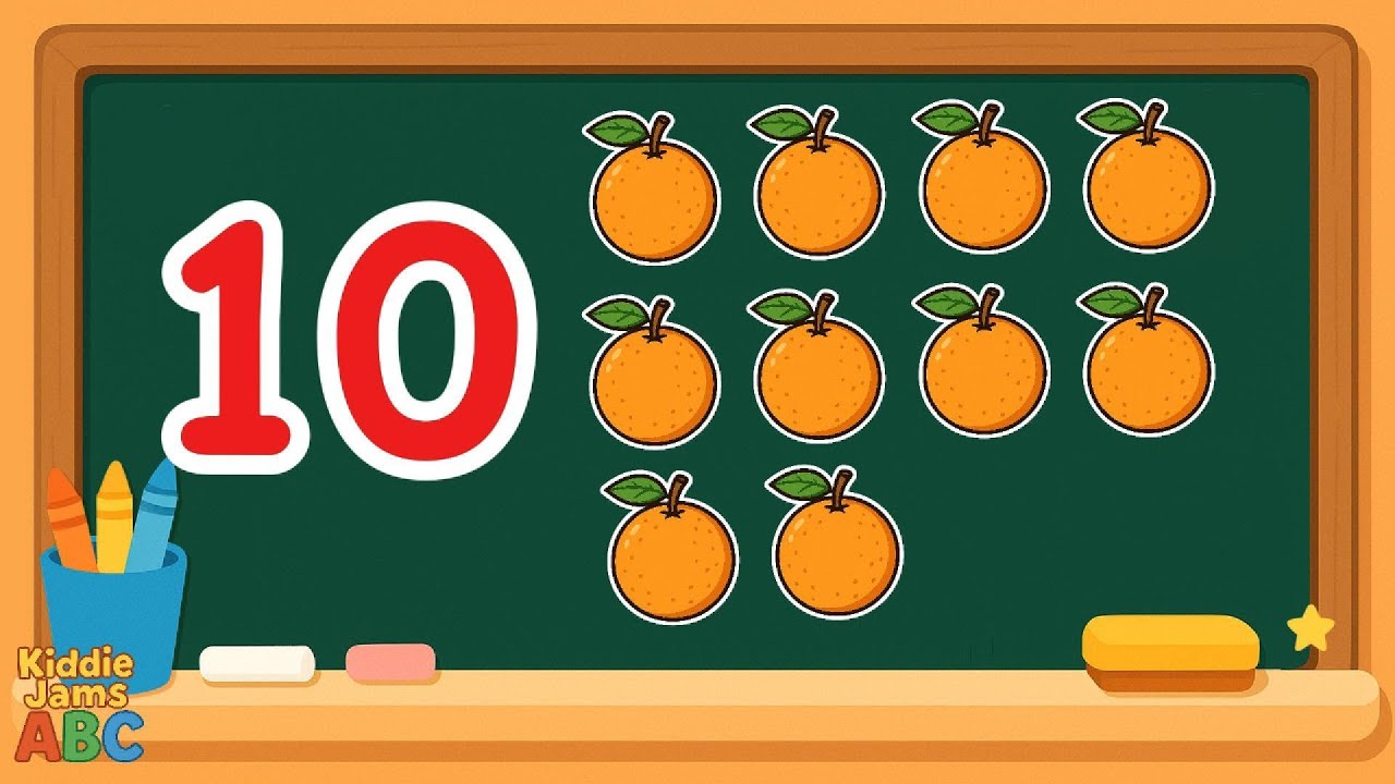 Count from 1 to 10 — Slow & Gentle Numbers Song for Toddlers | Learn to ...