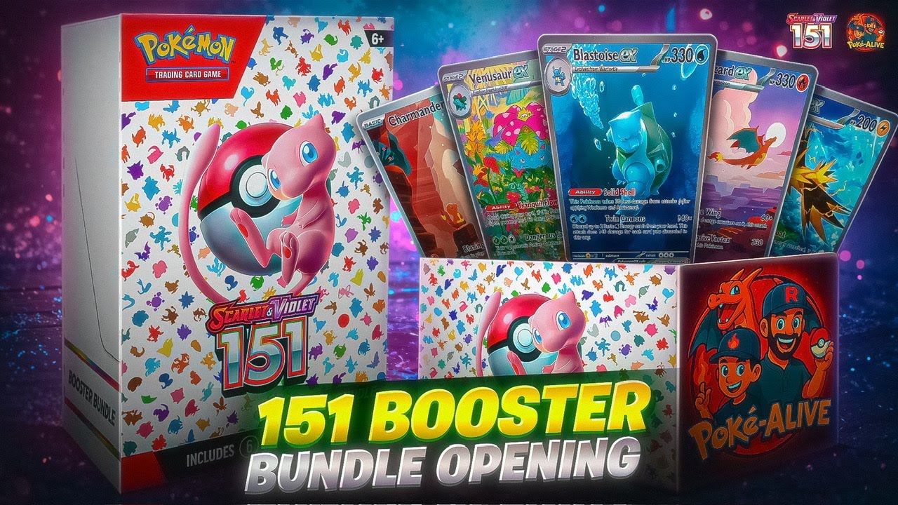 Scarlet and Violet 151 Booster Bundle Opening The Ultimate Charizard ...