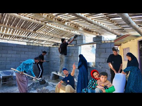 Amir's Sons Search for Land to Plant Trees!Amir FINISHES Winter Room Roof & Milad Levels House Floor