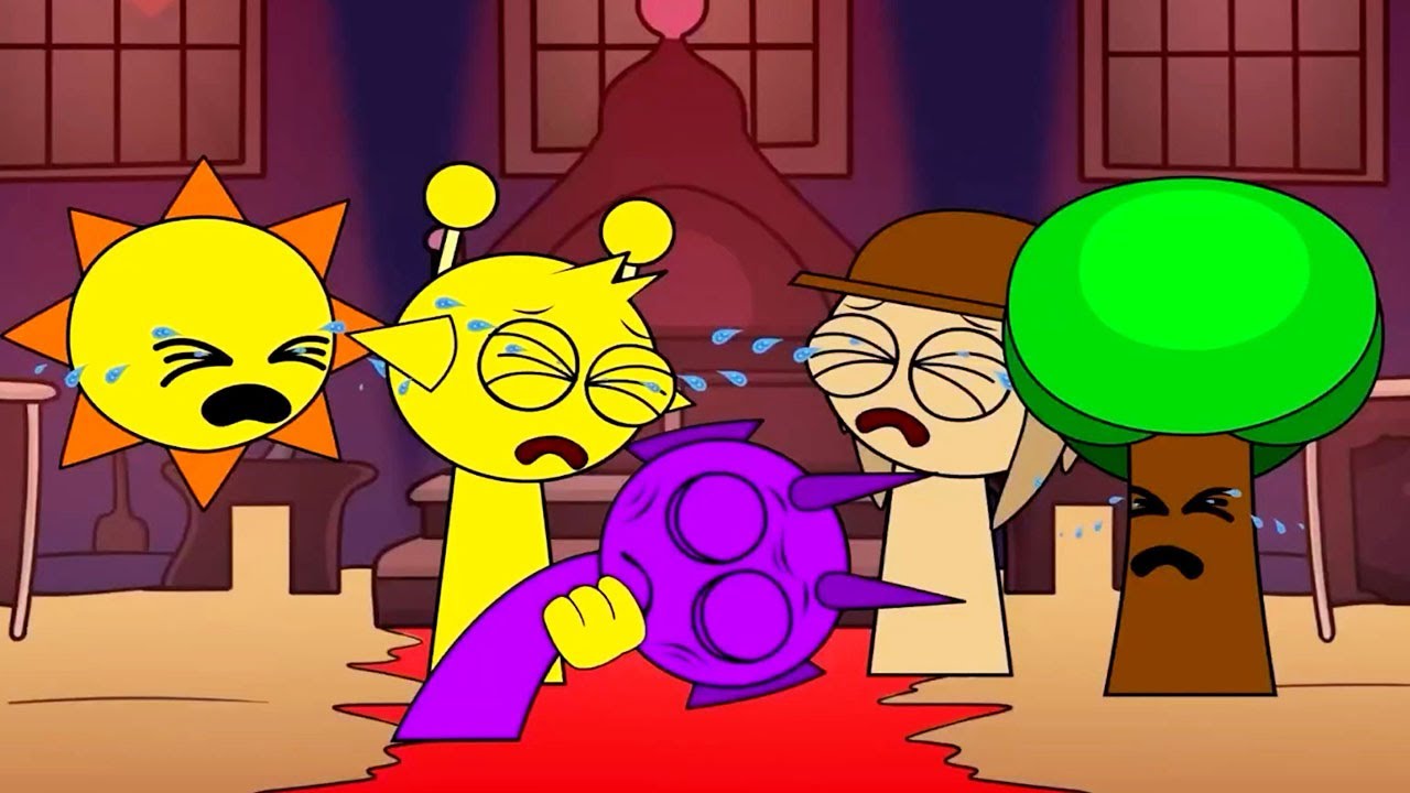 INCREDIBOX SPRUNKI SAD STORY! | PURPLE DIES - Sprunki Animations - YouTube