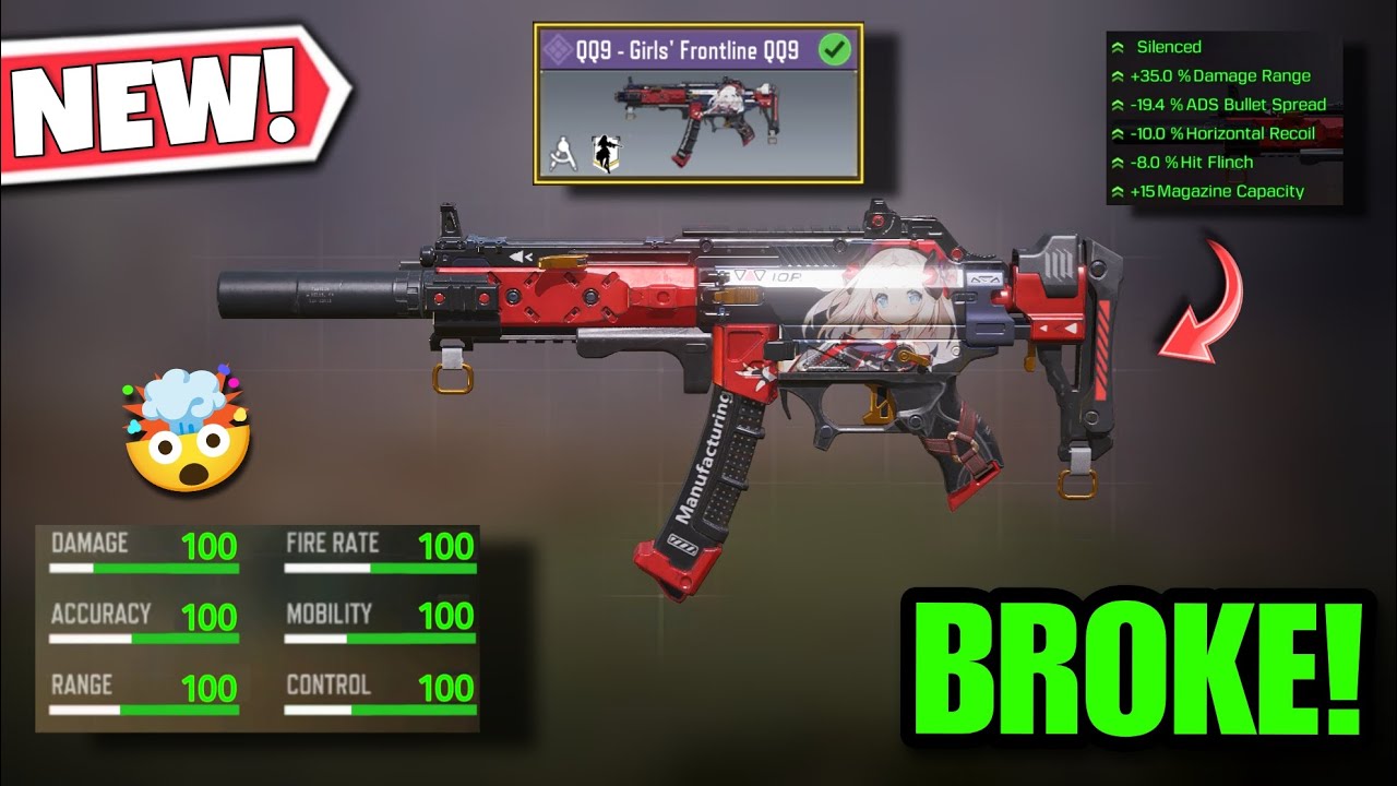 QQ9 "BROKEN META" 0 RECOIL BUILD 🔥 | Best QQ9 Gunsmith Loadout ...
