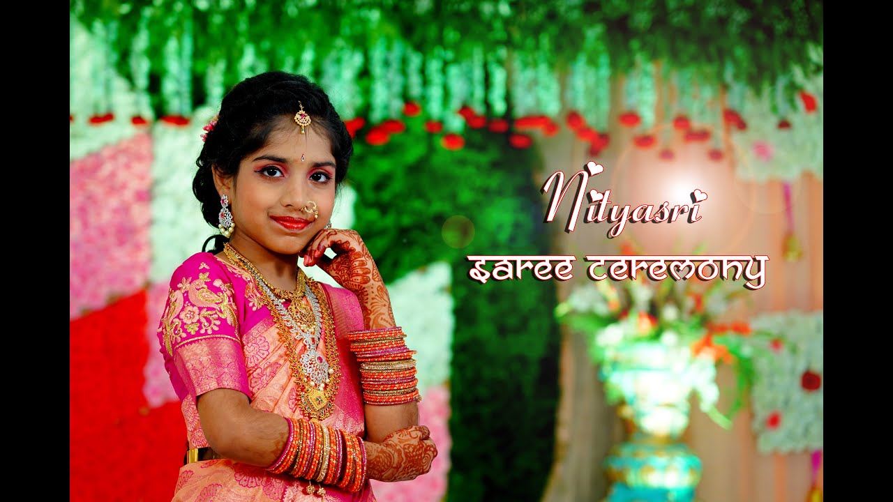 Saree Ceremony Highlights Nithya Sri 2024 - YouTube