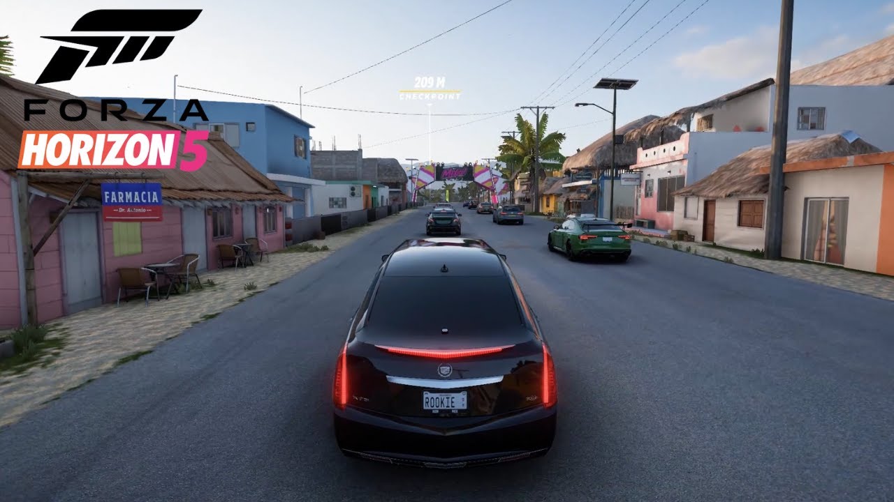 Forza Horizon 5 - 1000 hp Cadillac Limousine | Goliath Race Gameplay ...