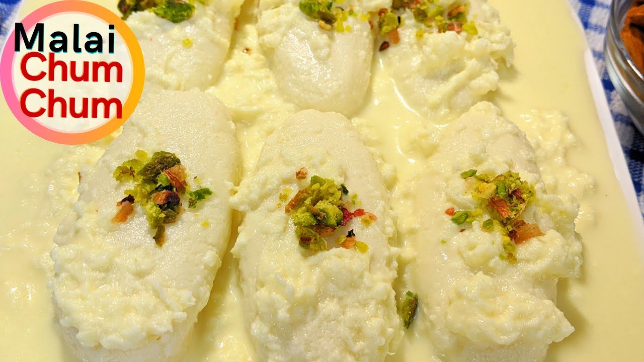 Malai Chum Chum Recipe | Chum Chum Recipe at Home | Cham Cham Recipe - YouTube