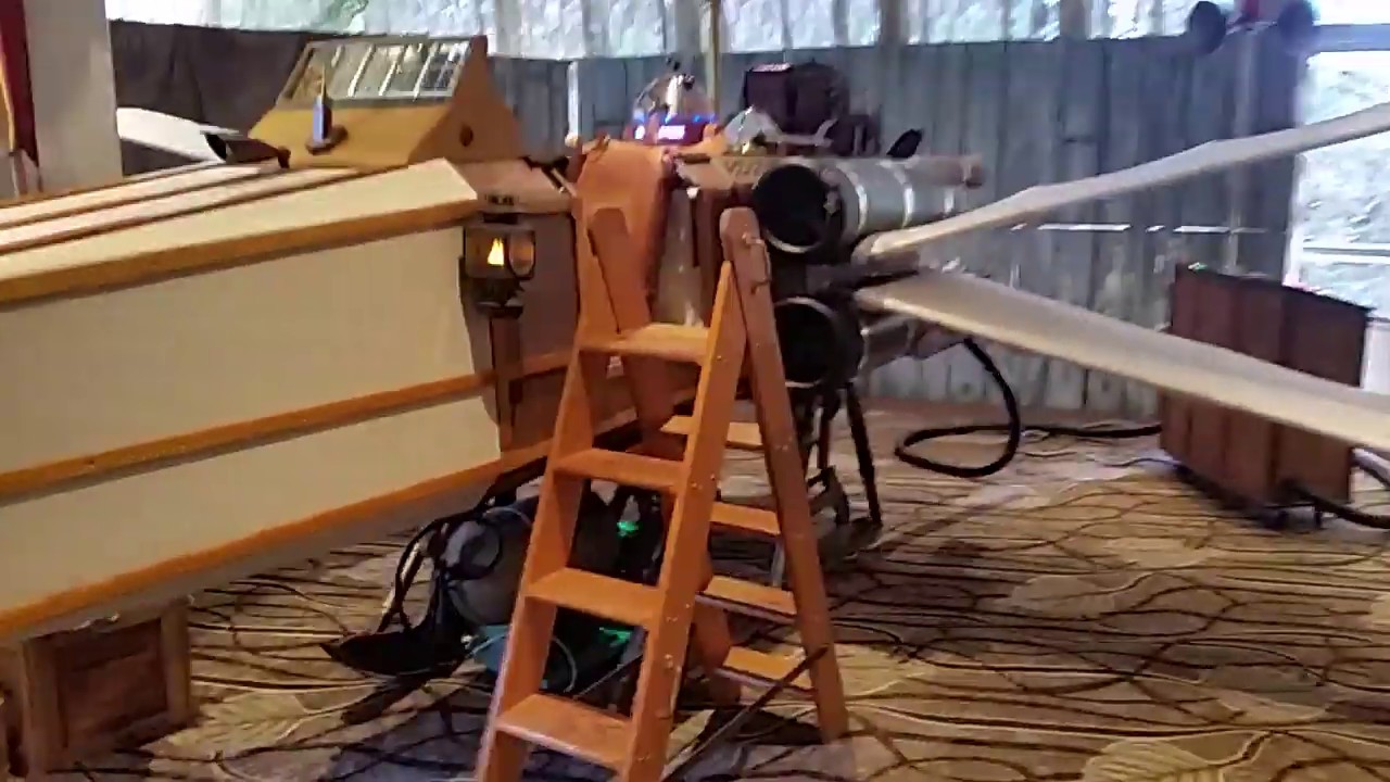 Steampunk X-wing debut #starburners #starwars #fandom - YouTube