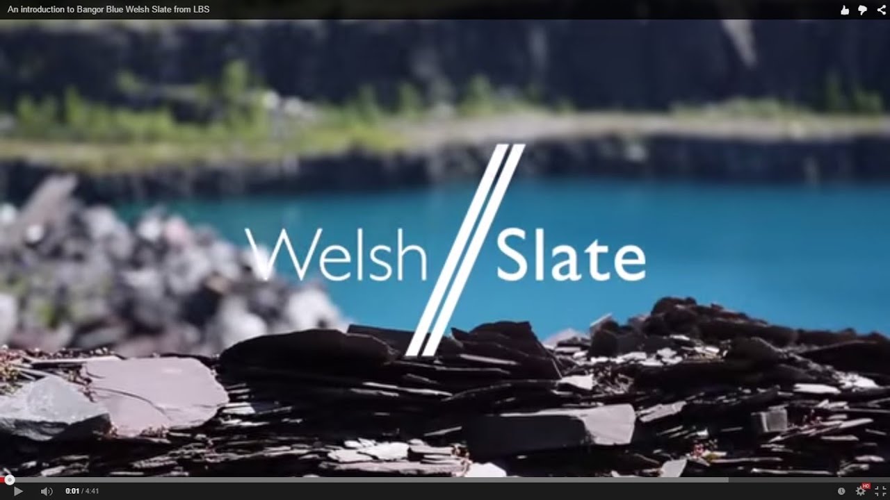 An introduction to Bangor Blue Welsh Slate from LBS - YouTube