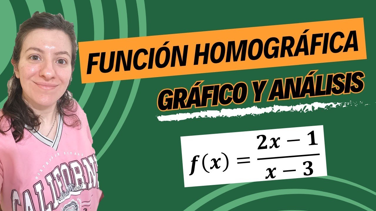 Función homográfica: gráfico y análisis - Matemáticas - YouTube