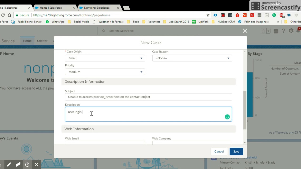 Video #18 Creating Cases Through Service Cloud - YouTube
