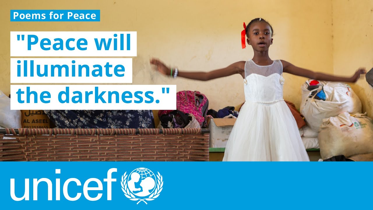 Ebtihal's powerful poem for peace in Sudan | UNICEF - YouTube