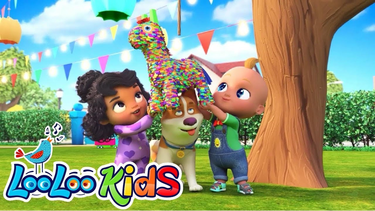 Break the Pinata & Number Song | Kids Songs & Nursery Rhymes by LooLoo ...