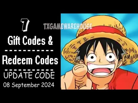ONEPICE GZ | New Redeem Codes 8 September 2024 | Gift Codes - How to Redeem Code - YouTube