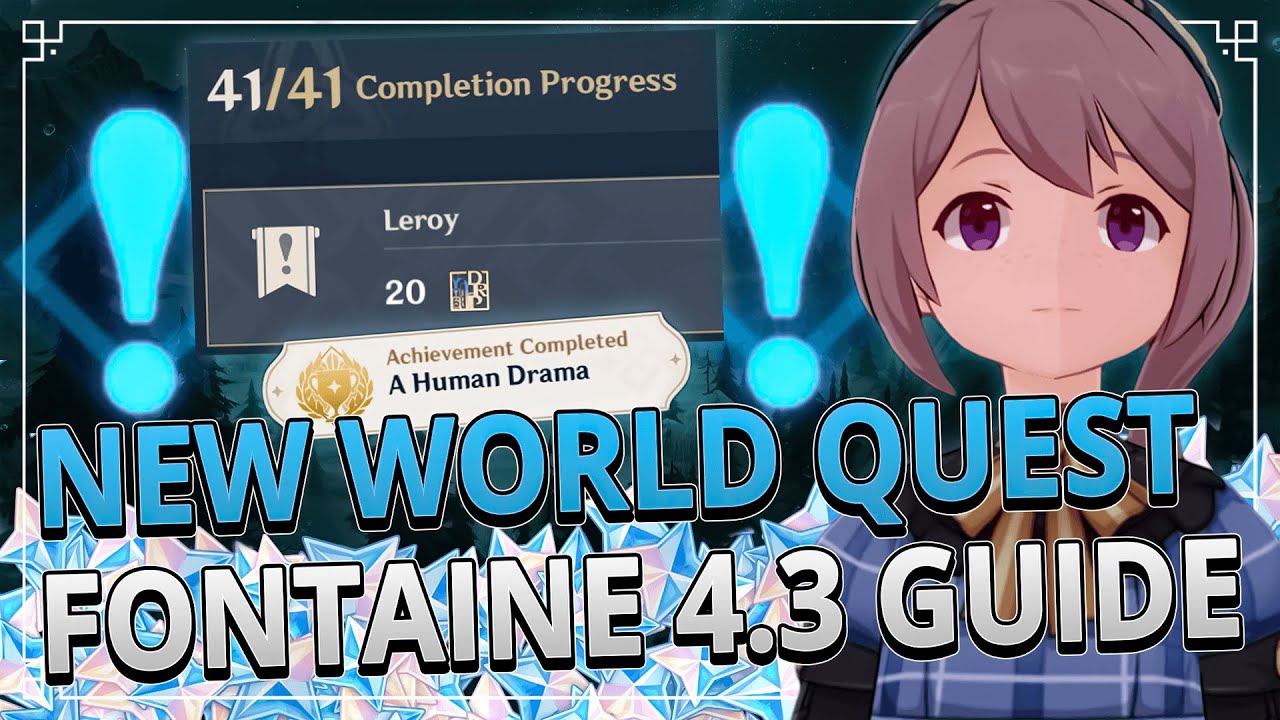 NEW World Quest " LEROY " Fontaine 4.3 Guide - YouTube