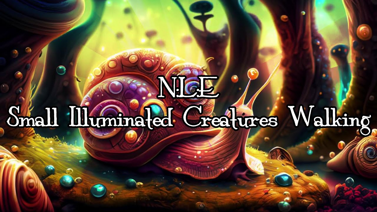 N:L:E - Small Illuminated Creatures Walking | Chill Space - YouTube