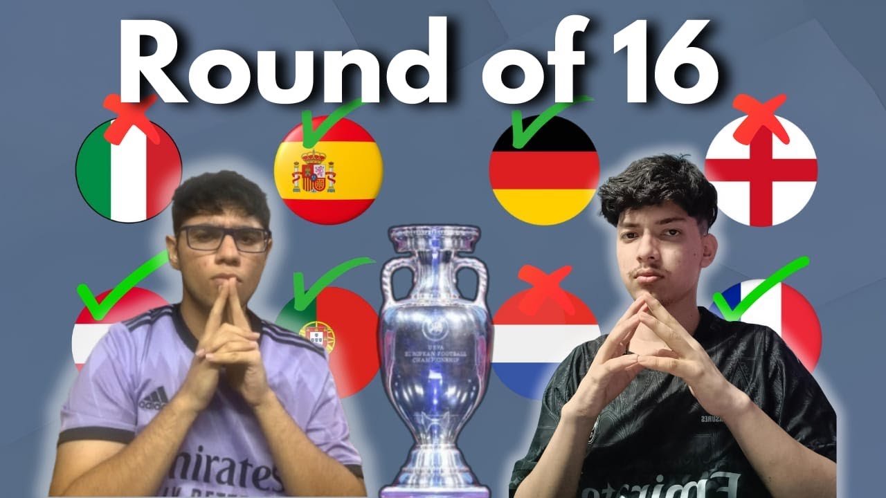Our Euros Round Of 16 Predictions - YouTube