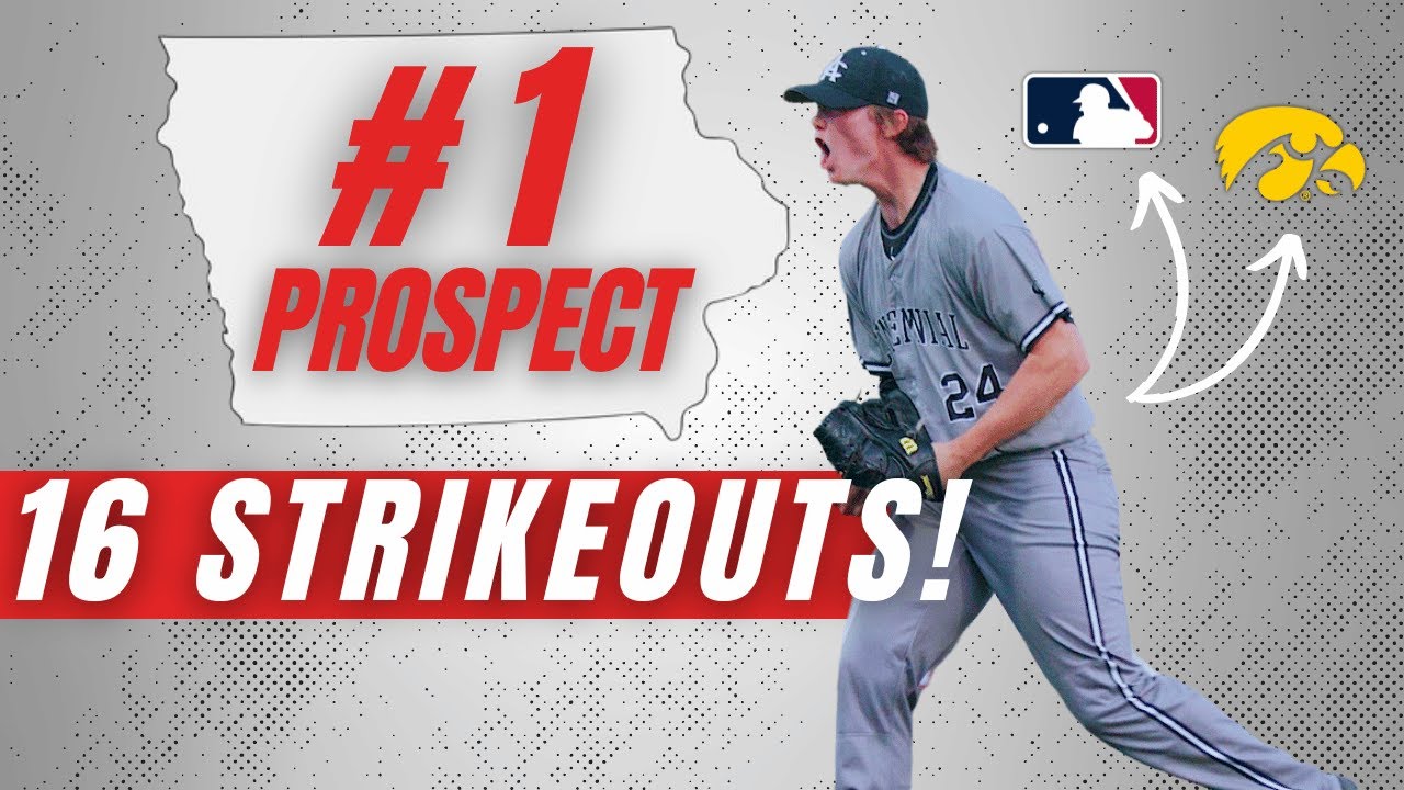 MLB Prospect/Iowa Commit Strikes out 16 in Front of Scouts! - Joey ...