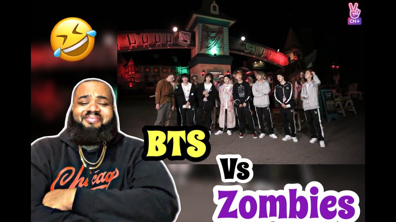 Run BTS! 2017 EP.24 - BTS vs ZOMBIES | REACTION | #bts #runbts - YouTube