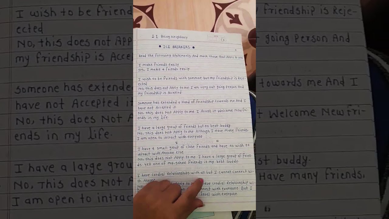 Std 11th English Chapter 1 1 Being Neighborly Ice Breakers YouTube Std 11th English Chapter 1 1 Being Neighborly Ice Breakers YouTube