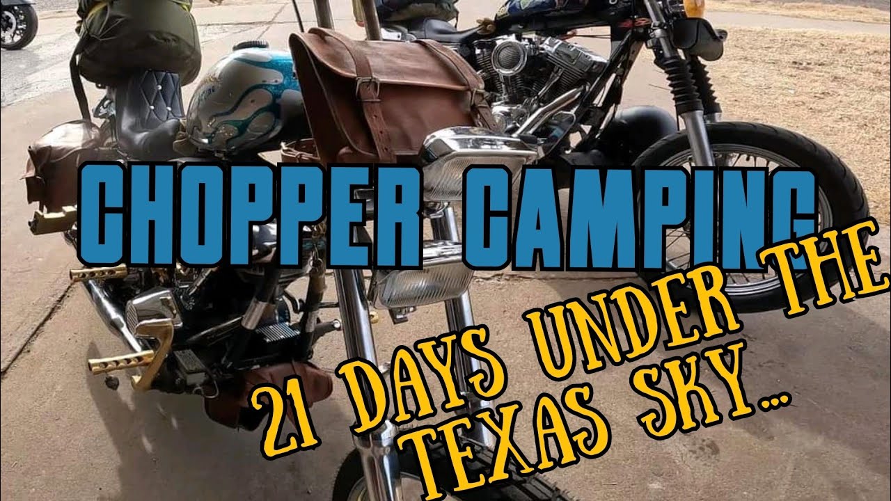 Chopper camping. How we do it… - YouTube