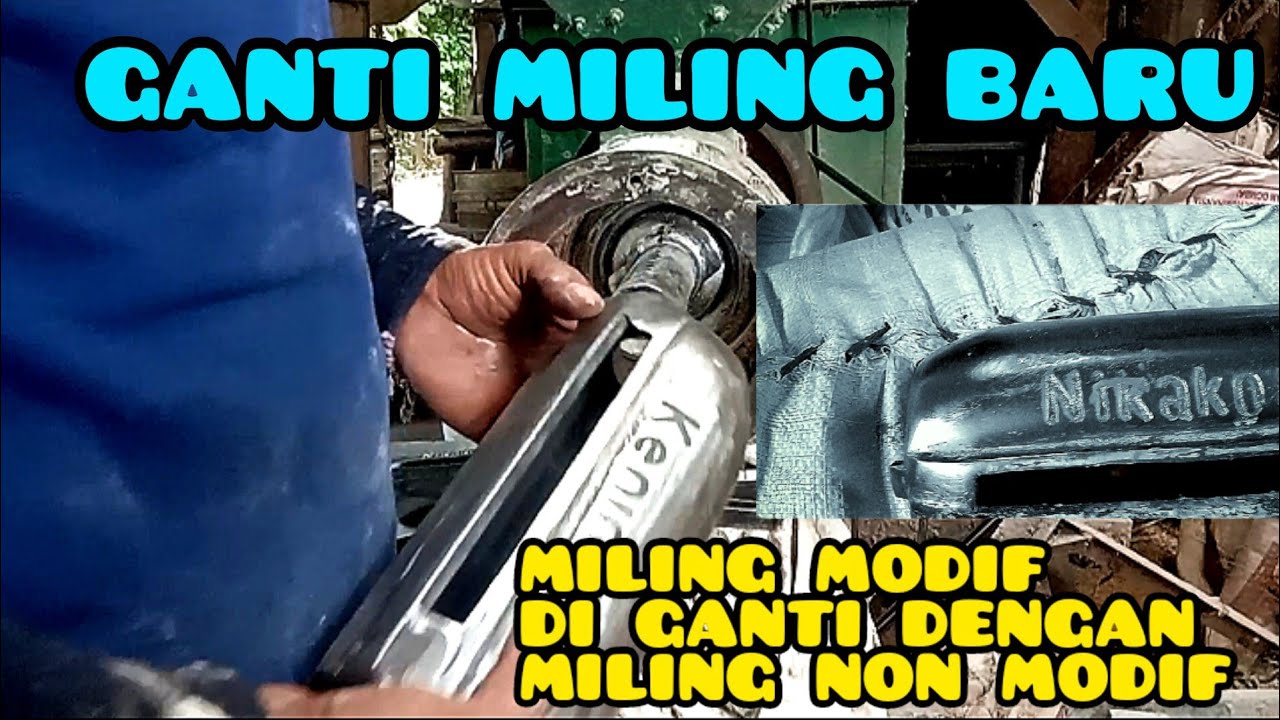milling modifikasi di ganti dengan miling non modifikasi.hasilnya - YouTube