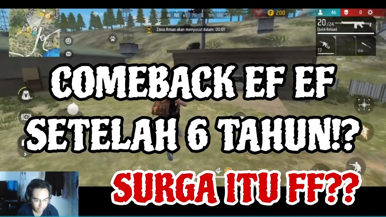 COMEBACK FF SETELAH 6 TAHUN GA MAEN?? SURGA ITU FF (FREE FIRE INDONESIA) - YouTube