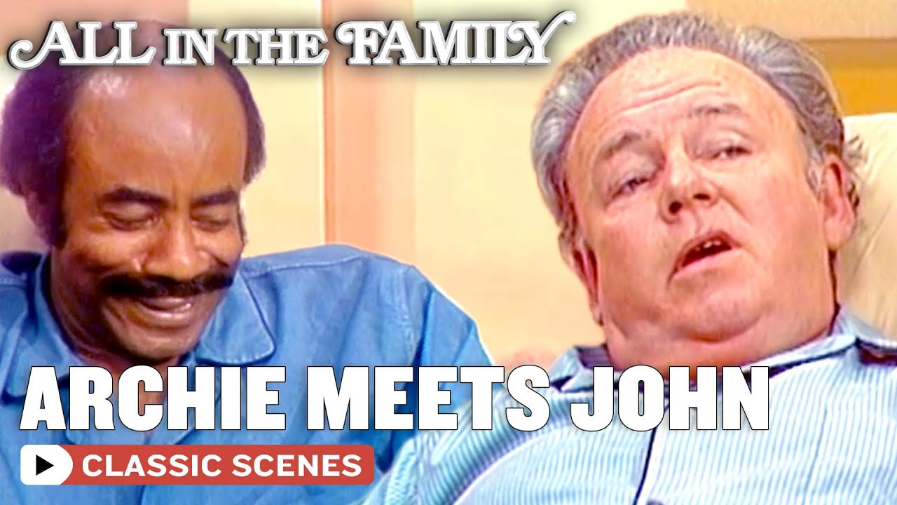 Archie's Meets John In The Hospital | All In The Family - YouTube