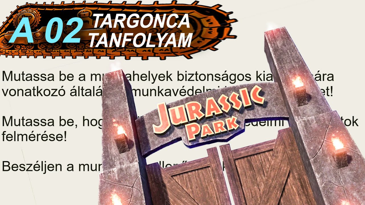 Targonca A02 tétel, Munkagép Tanfolyam 2023 (OKJ utáni tételsor) - YouTube