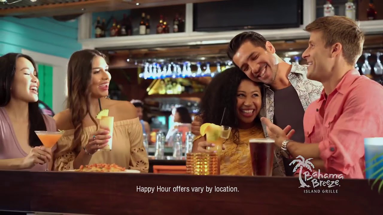 Bahama Breeze Happy Hour Commercial - YouTube