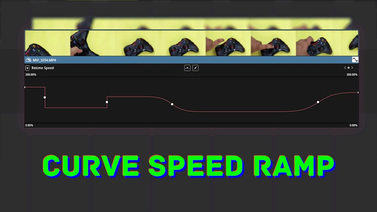 How to SPEED RAMP/SLOW DOWN clip by using CURVE | Davinci Resolve - YouTube