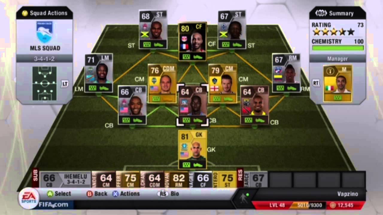 Fifa 13 Ultimate Team - Squad Builder - Epic MLS TEAM! FT IF Henry ...